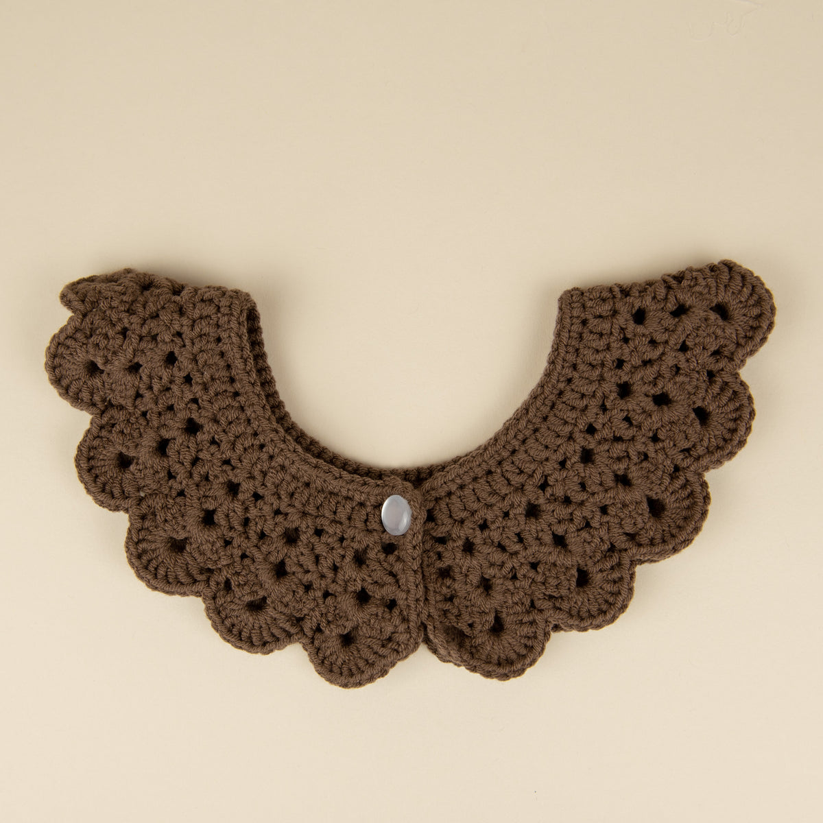 Guler crosetat manual pentru copii - Brown – Little Prints